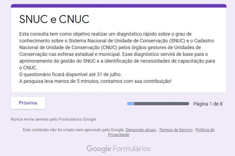 Diagnóstico sobre SNUC e CNUC no âmbito do Projeto Áreas Protegidas ...